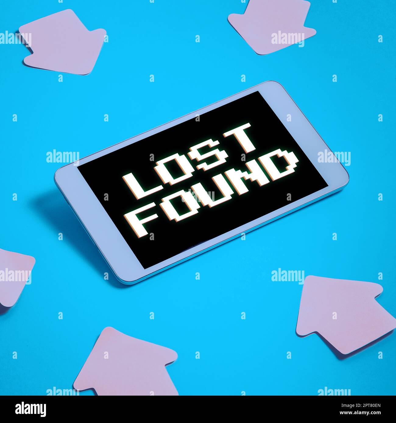 Conceptual caption Lost Found, Business idea Things that are left ... Conceptual caption Lost Found, Business idea Things that are left ...