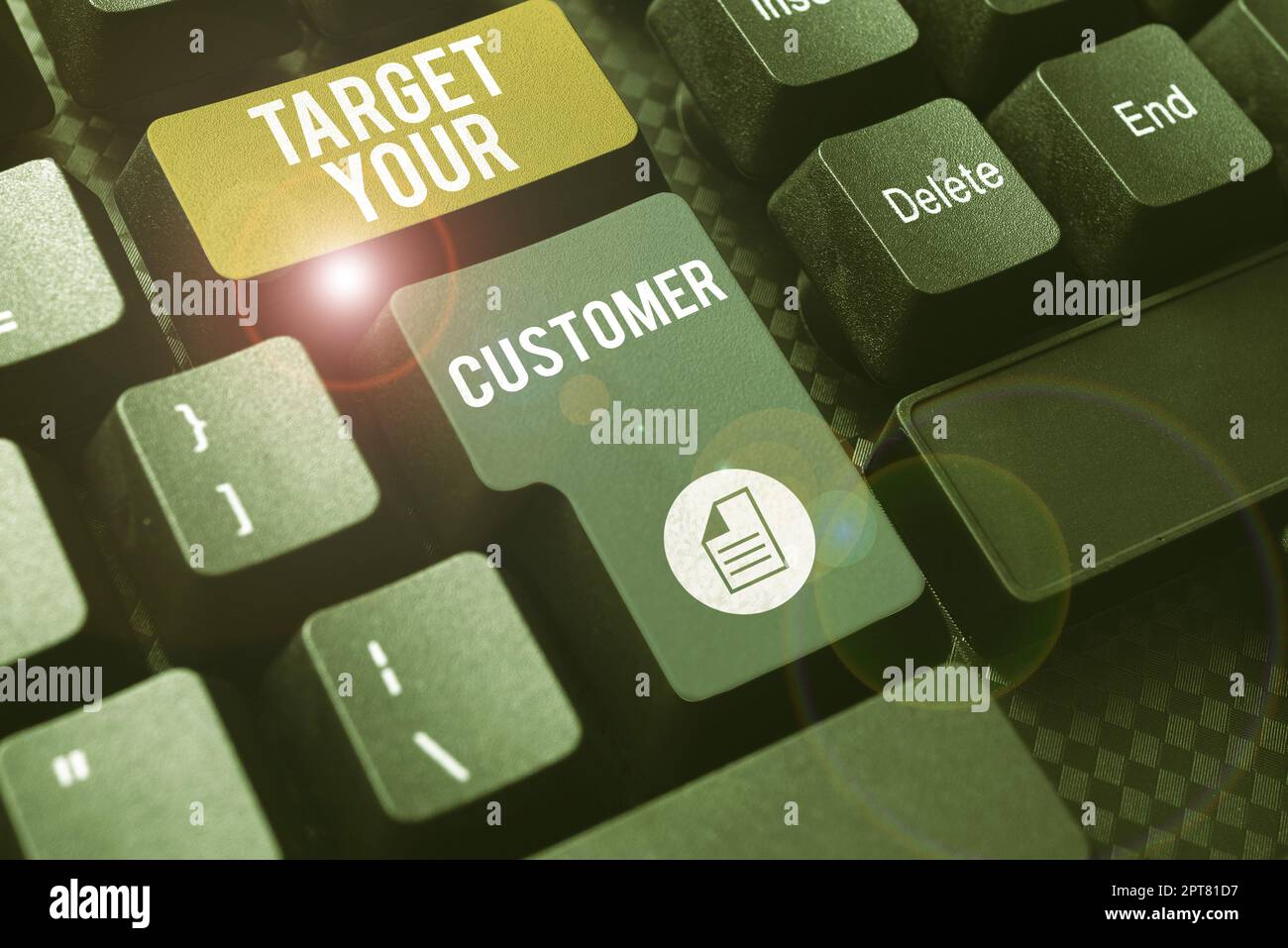 Hand writing sign Target Your Customer, Internet Concept attract and ...