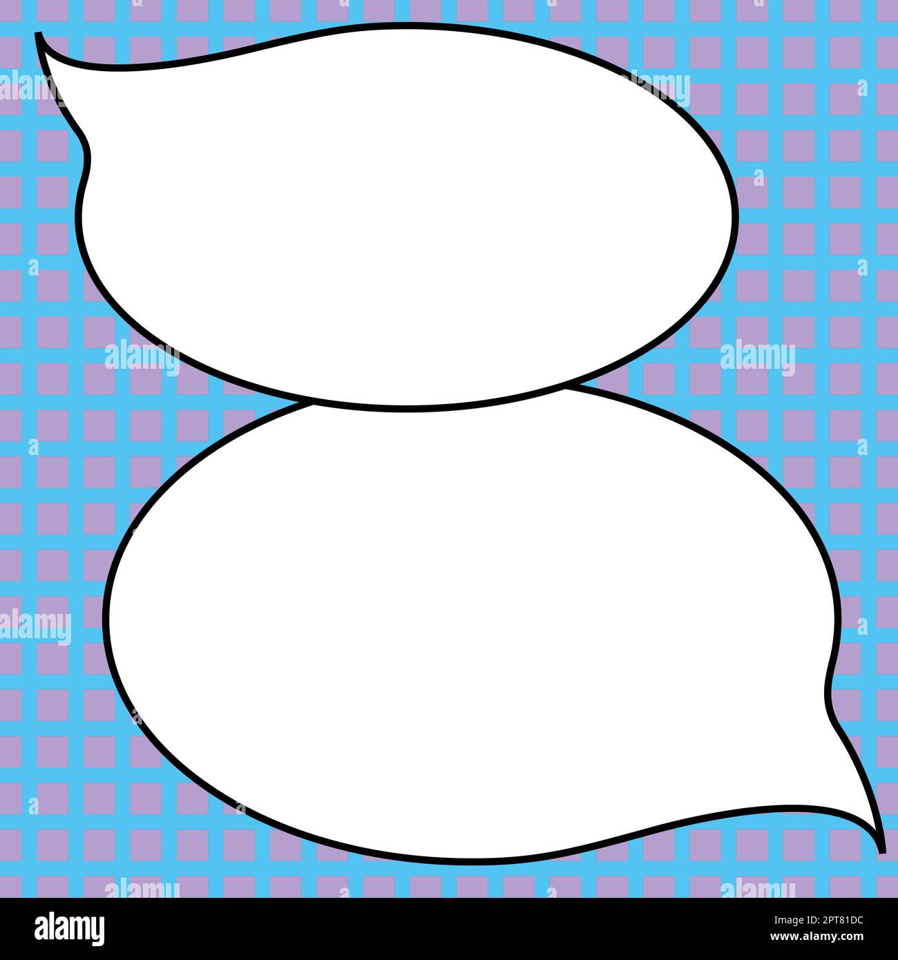 Design Drawing Of Some Comic Frames As Background With Speech Bubbles ...