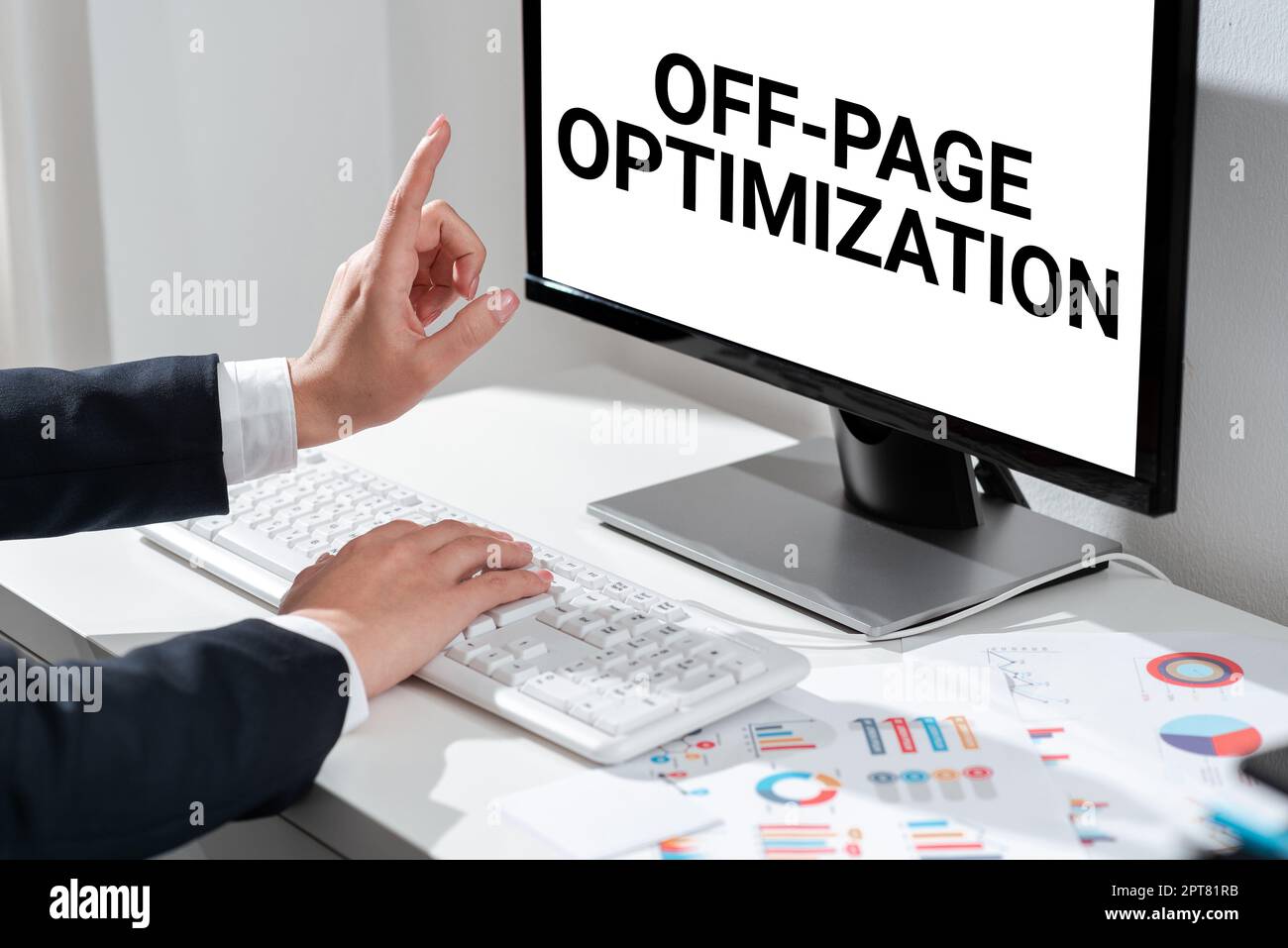 Inspiration showing sign Off Page Optimization, Business showcase ...