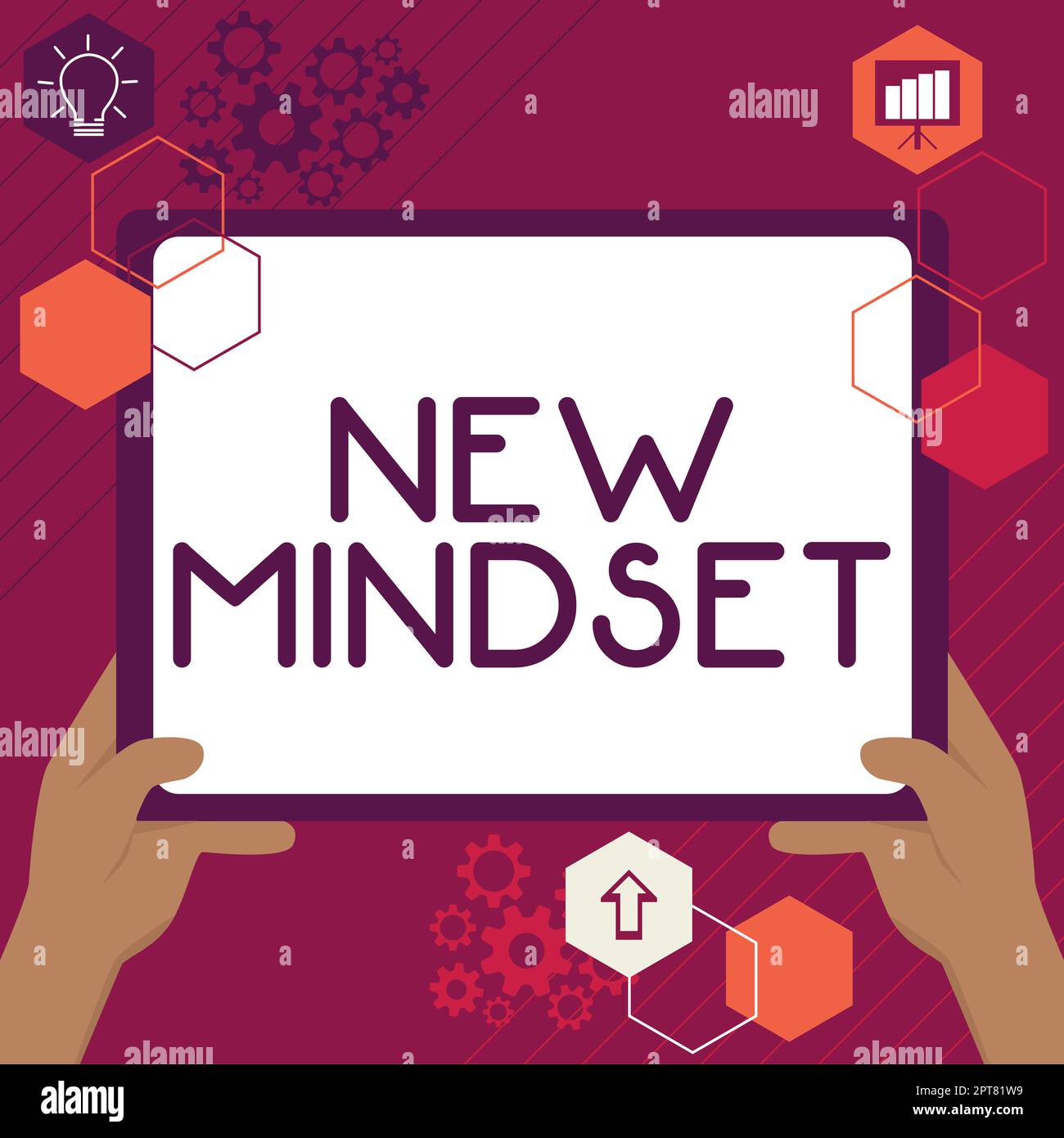 Inspiration showing sign New Mindset, Concept meaning freshly madeup ...