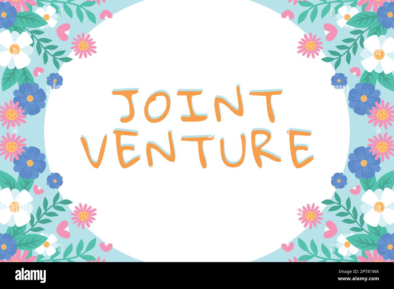 Sign displaying Joint Venture, Business idea Collaboration Arrangement ...