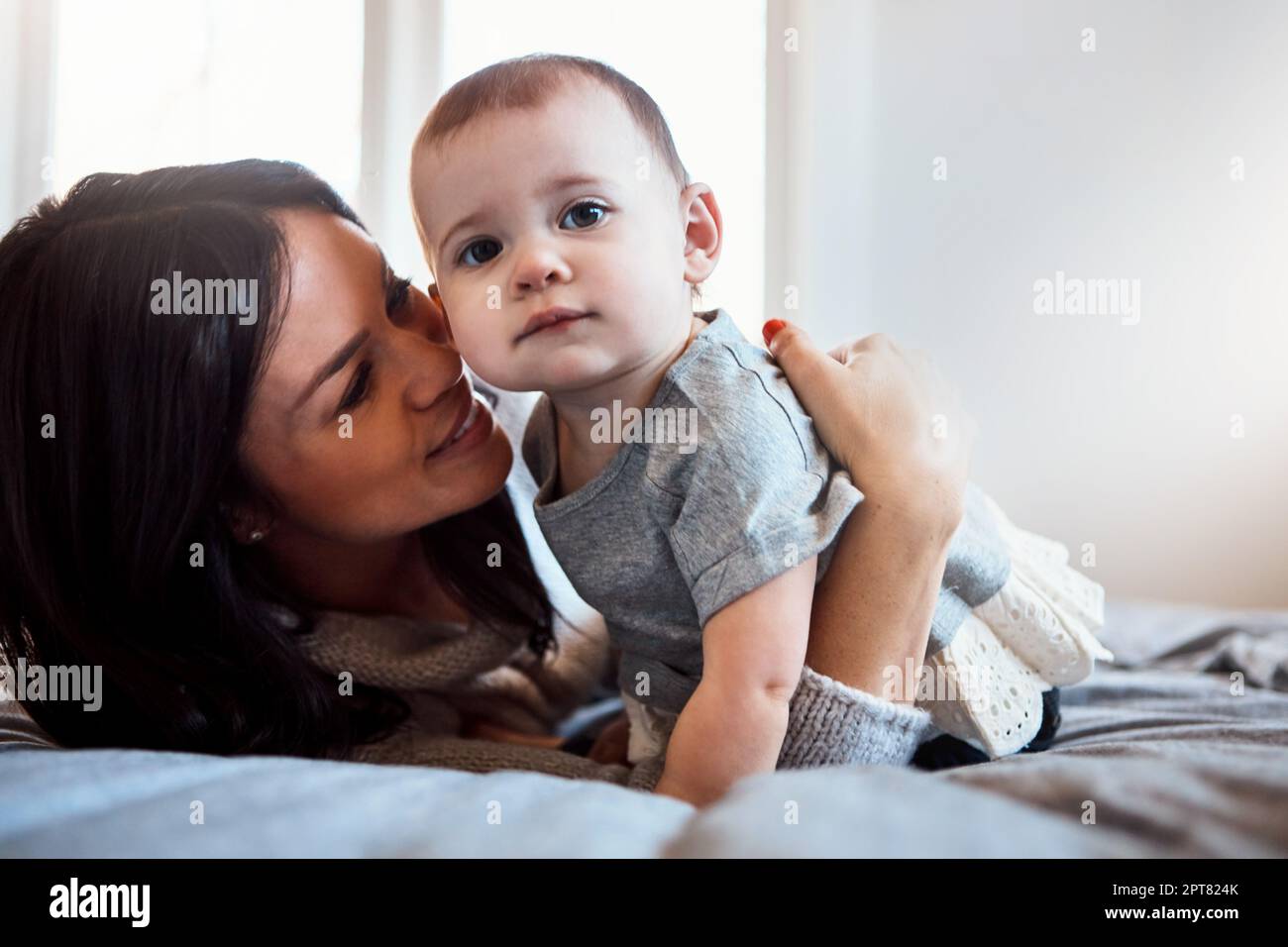 Mom - is there any word more beautiful. an adorable baby girl bonding ...