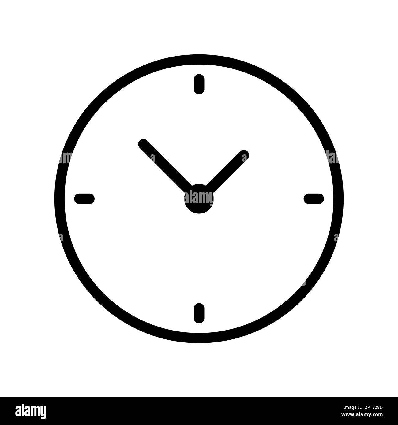 Round clock, white transparent clock face circle arrow icon - Vector ...