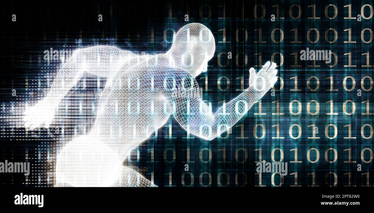 Digital Revolution and the Race for New Consumer Technology Stock Photo ...