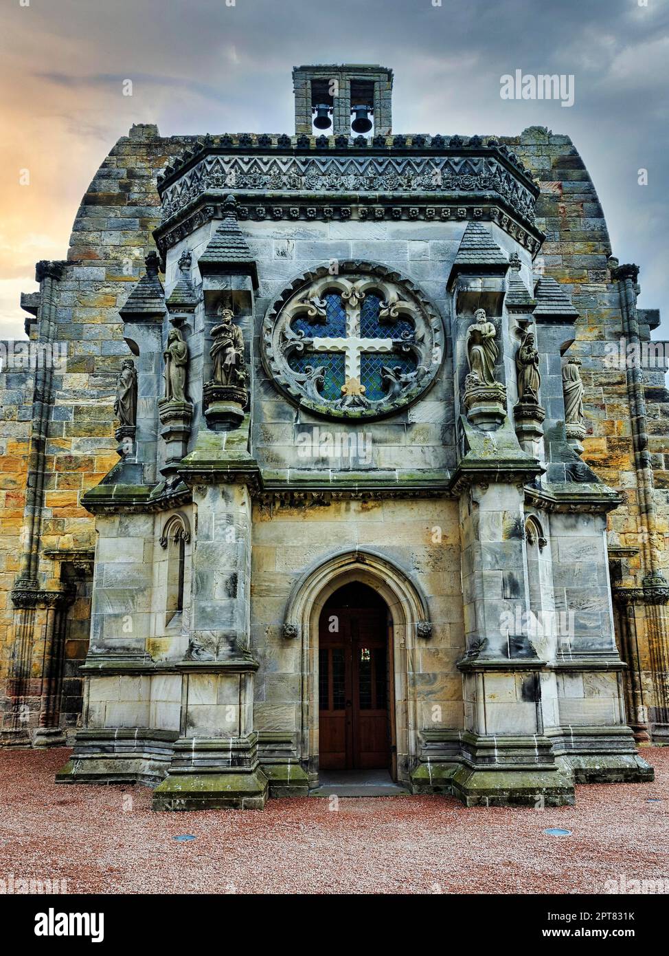 Rosslyn Chapel, Gothic Church, Film Set, Roslin, Midlothian, Scotland ...