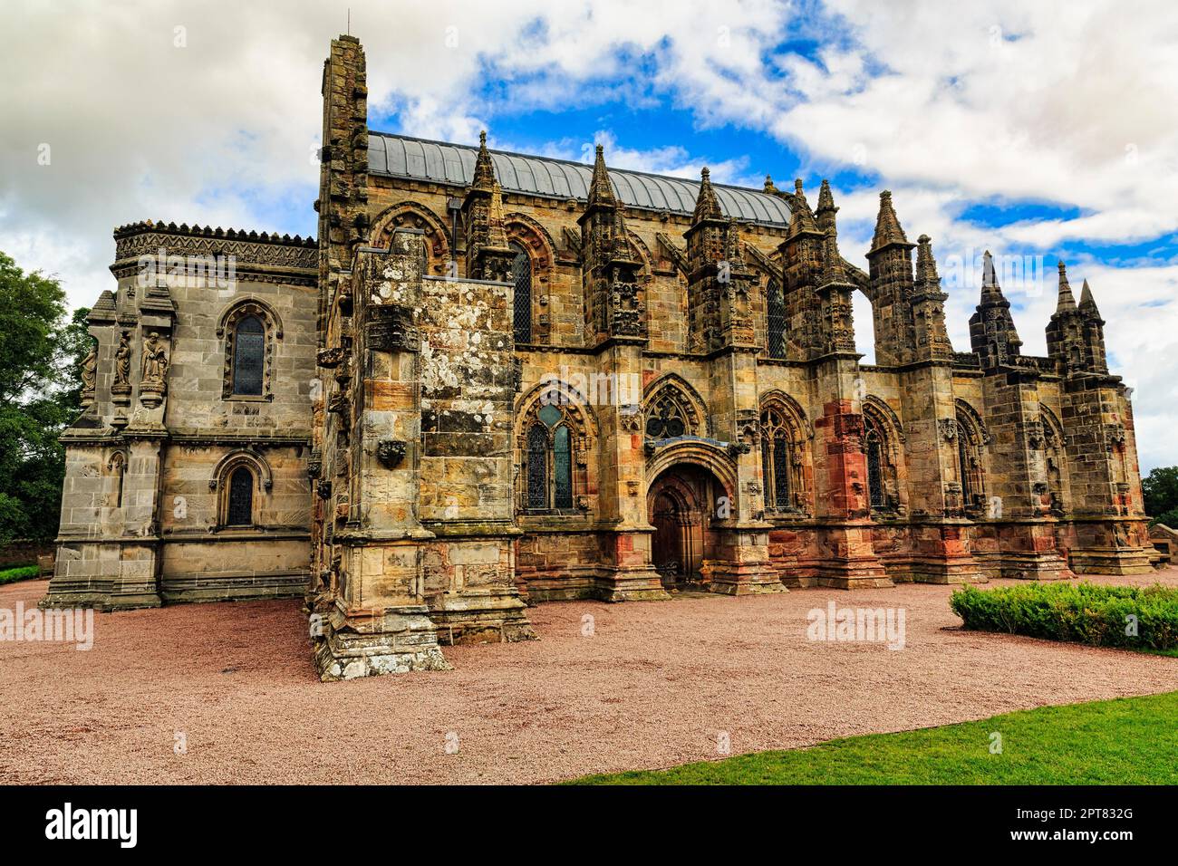 Rosslyn Chapel, Gothic Church, Film Set, Roslin, Midlothian, Scotland ...