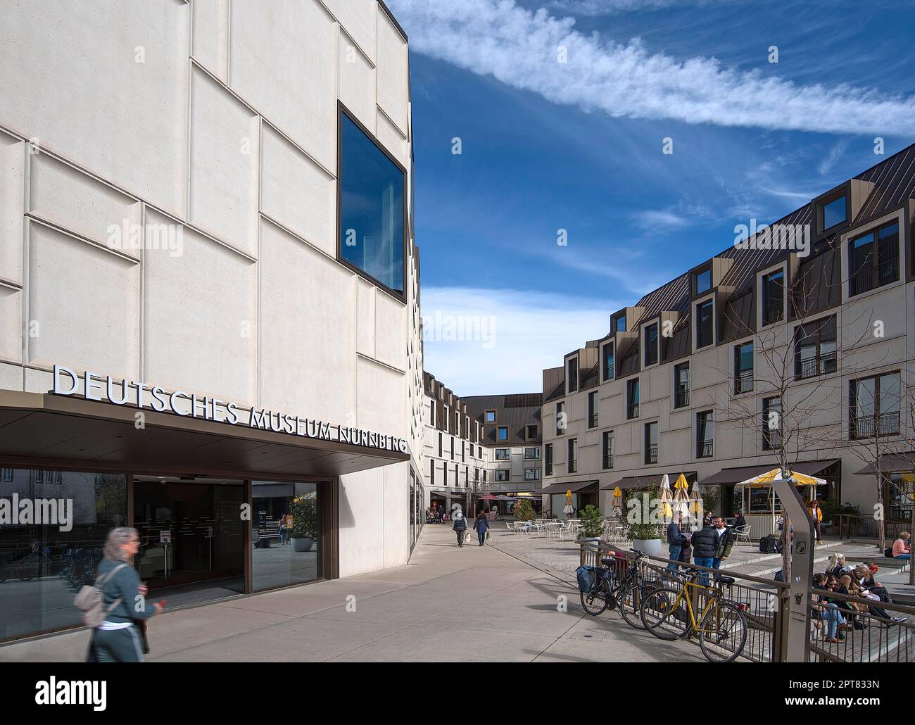 Augustinerhof with the new German Museum Nuremberg, Future Museum ...