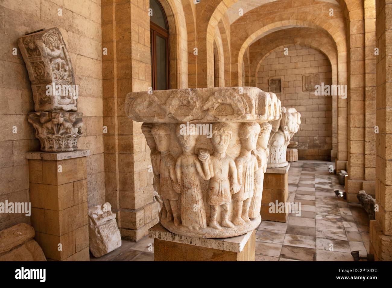 Historical column capitals, Provincial Archaeological Museum ...