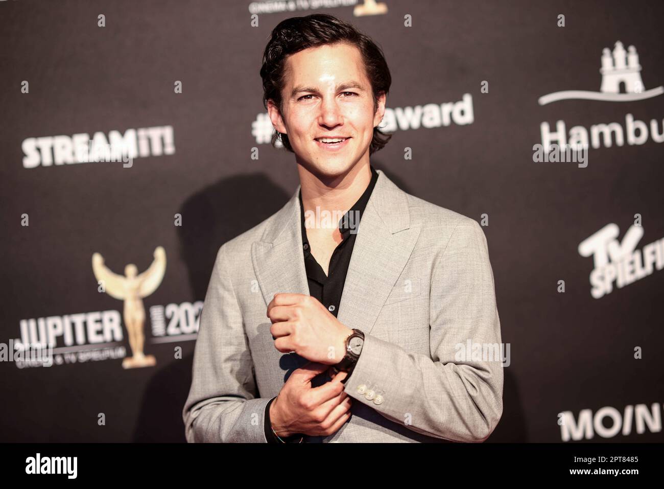 Hamburg, Germany. 27th Apr, 2023. Tim Oliver Schultz, actor, arrives at ...