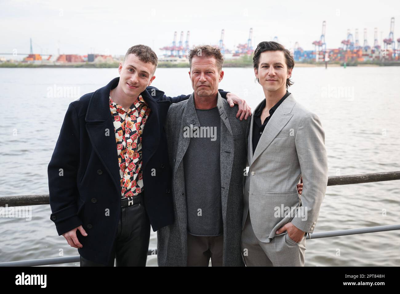 Hamburg, Germany. 27th Apr, 2023. Actors Til Schweiger (m), Justus ...