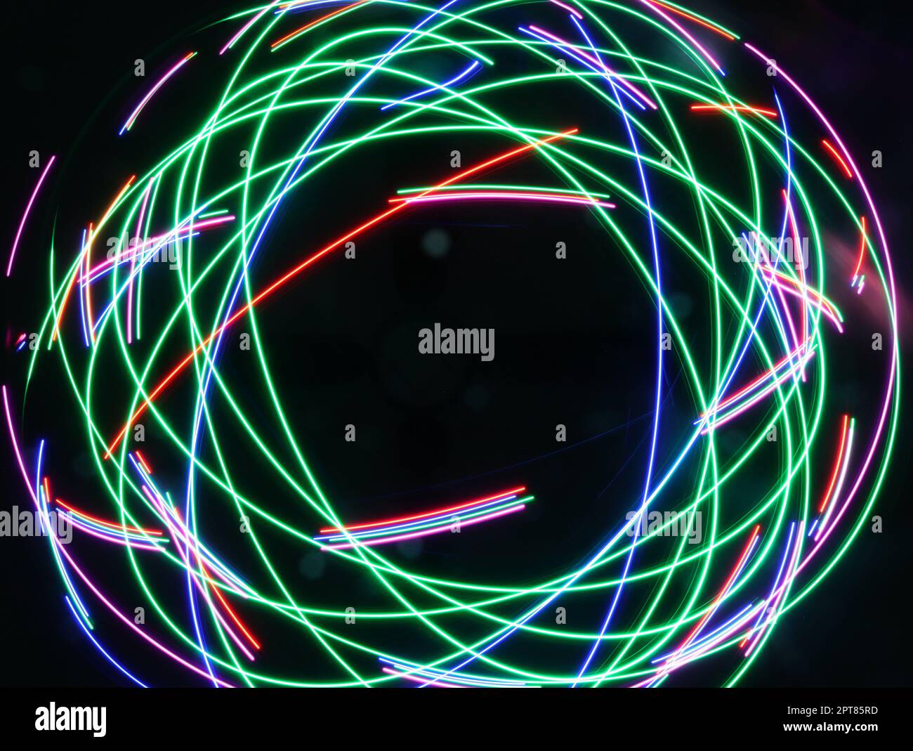 spectacular colored lights with geometric shapes special effects Stock ...