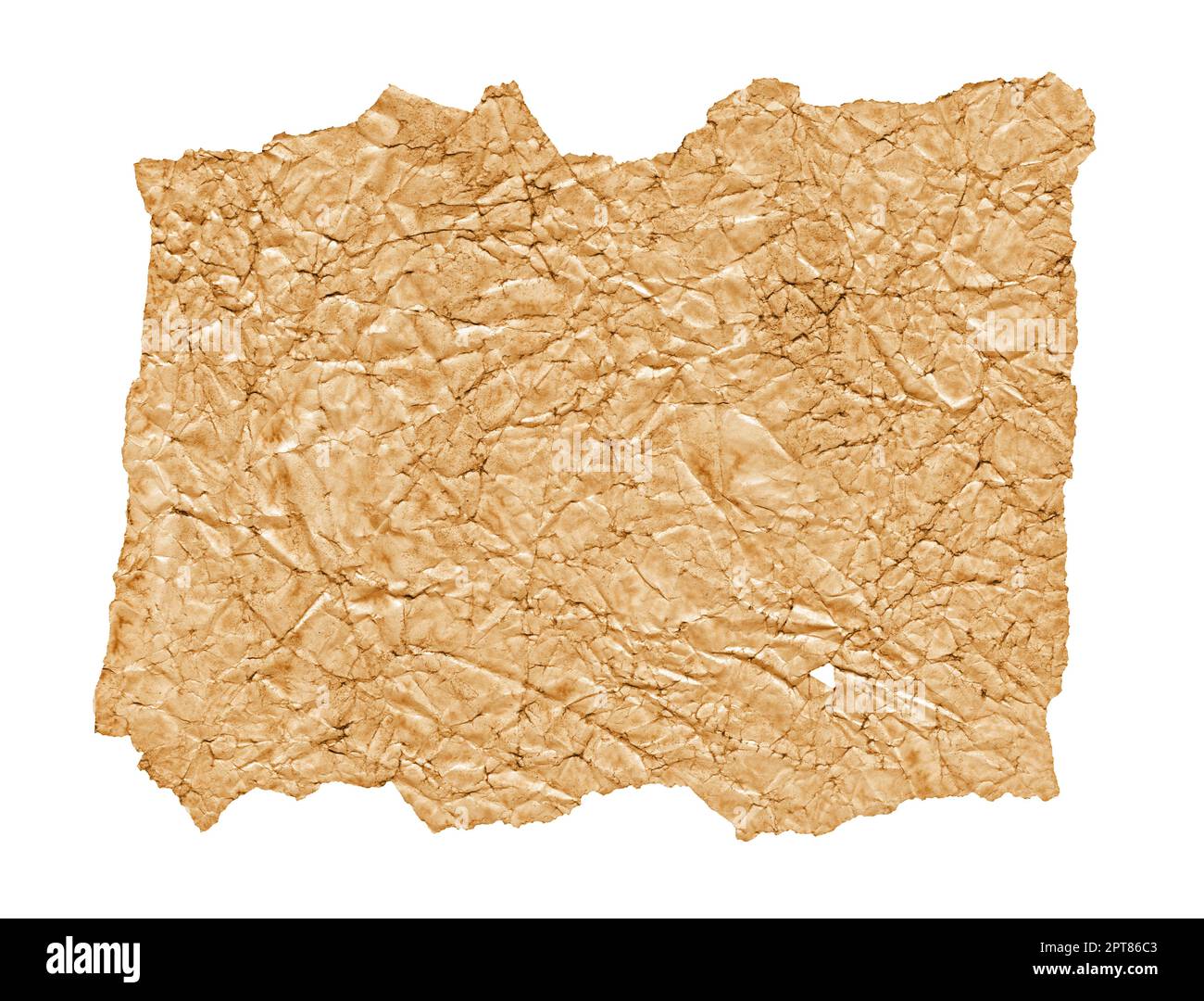 Old crumpled parchment paper texture background. Vintage wallpaper ...