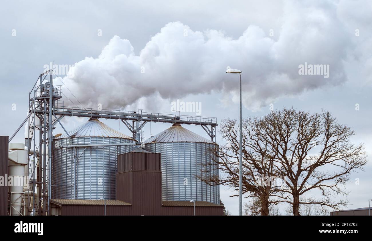 Grey pollution smoke emission from hi-res stock photography and images ...