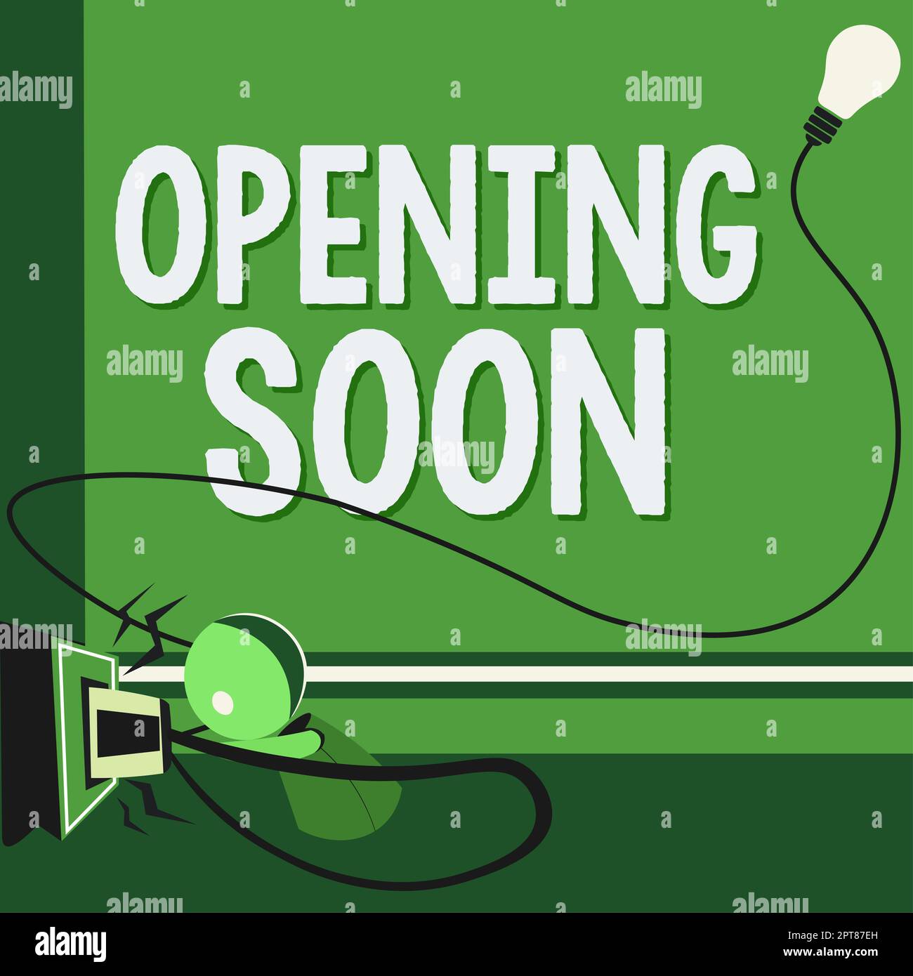 Conceptual caption Opening Soon, Business approach Going to be ...