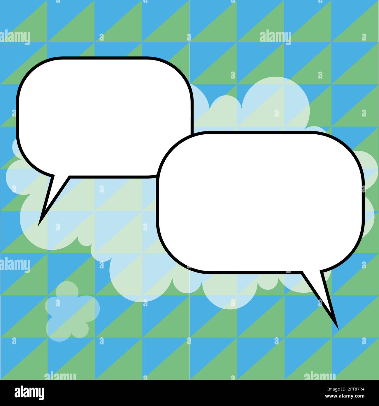 Design Drawing Of Some Comic Frames As Background With Speech Bubbles ...