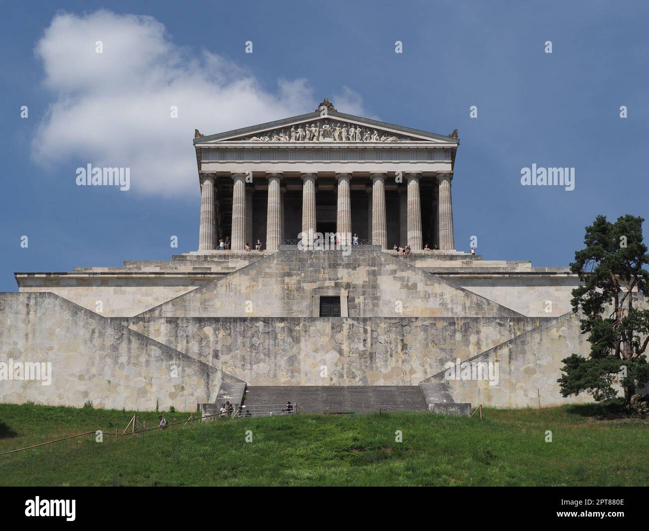 DONAUSTAUF, GERMANY - CIRCA JUNE 2022: Walhalla hall of fame temple ...