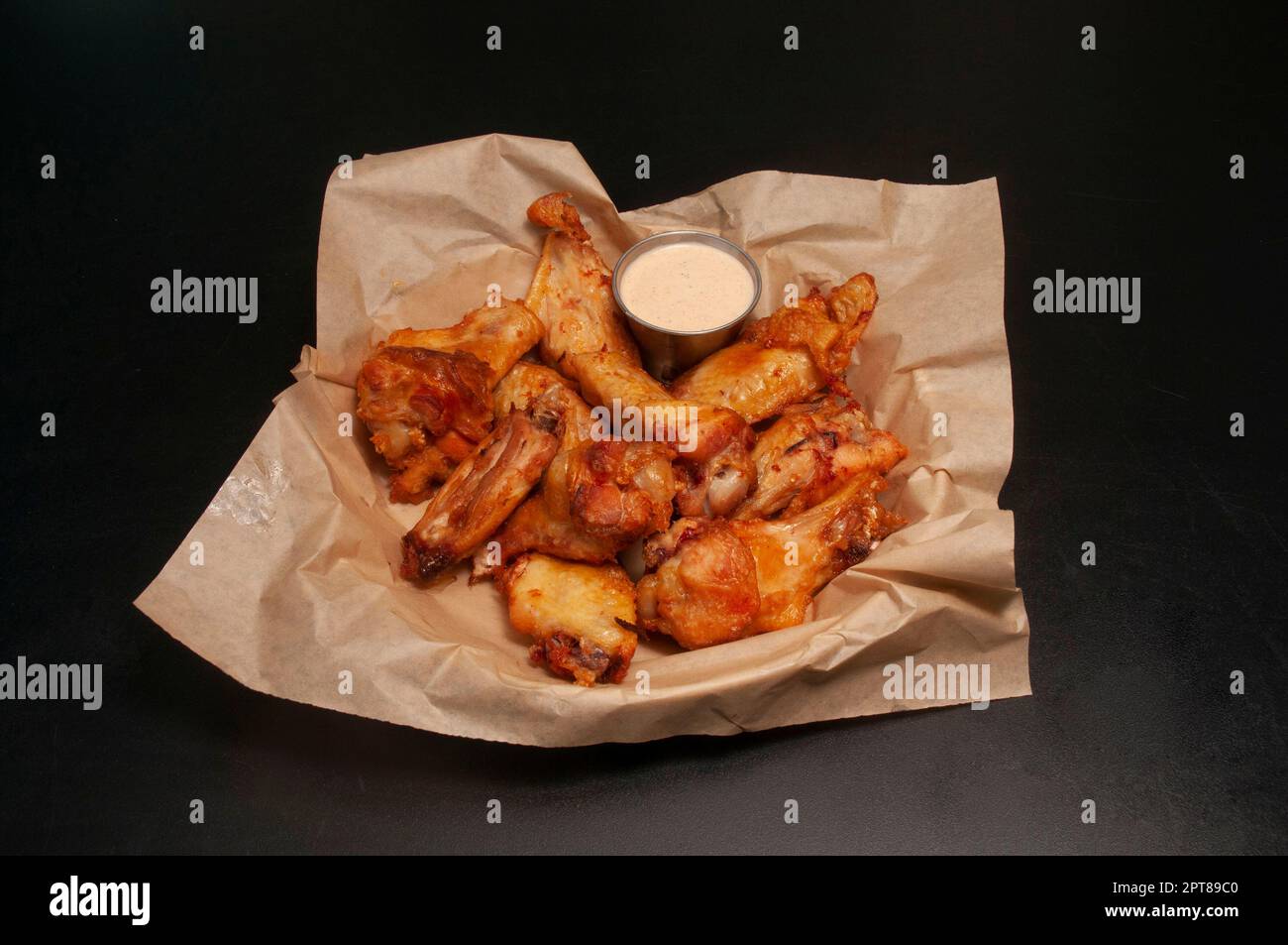 American cuisine dish known as chicken wings Stock Photo - Alamy