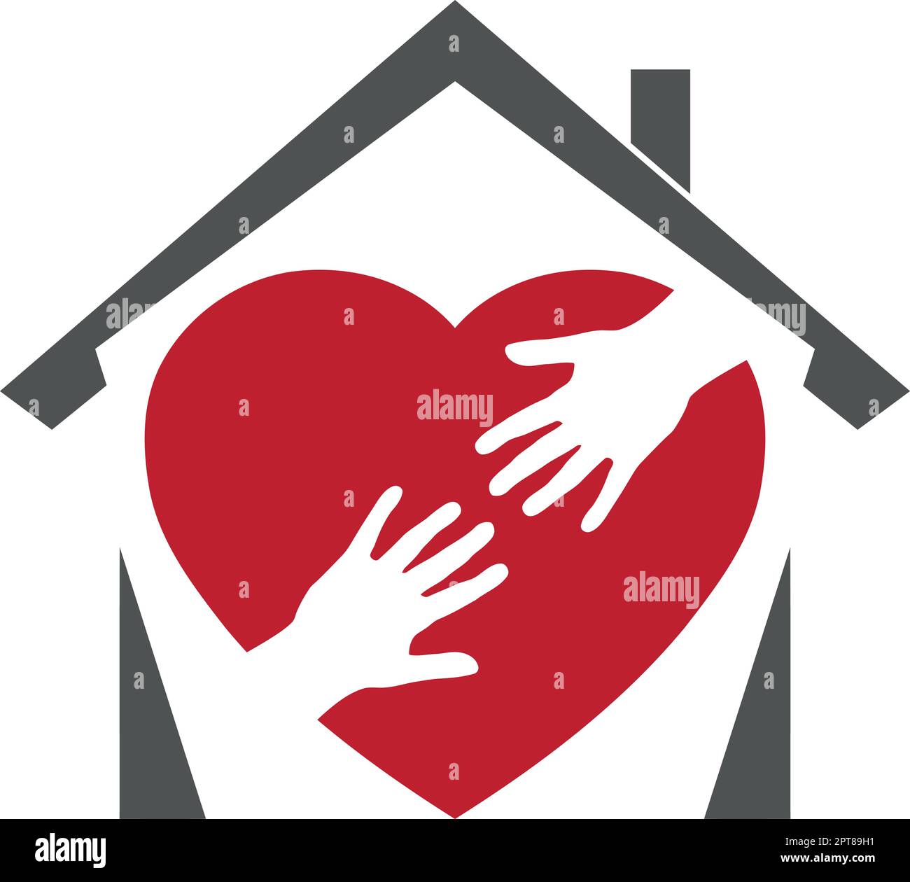 Home, Heart, Helper, Care, Logo Stock Vector Image & Art - Alamy