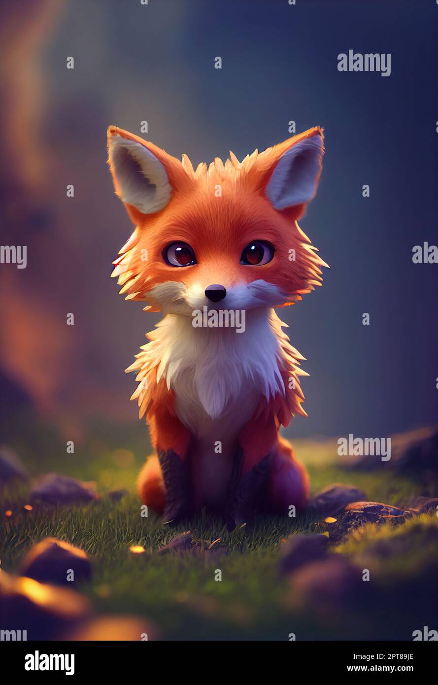 Cute Drawings Of Baby Foxes