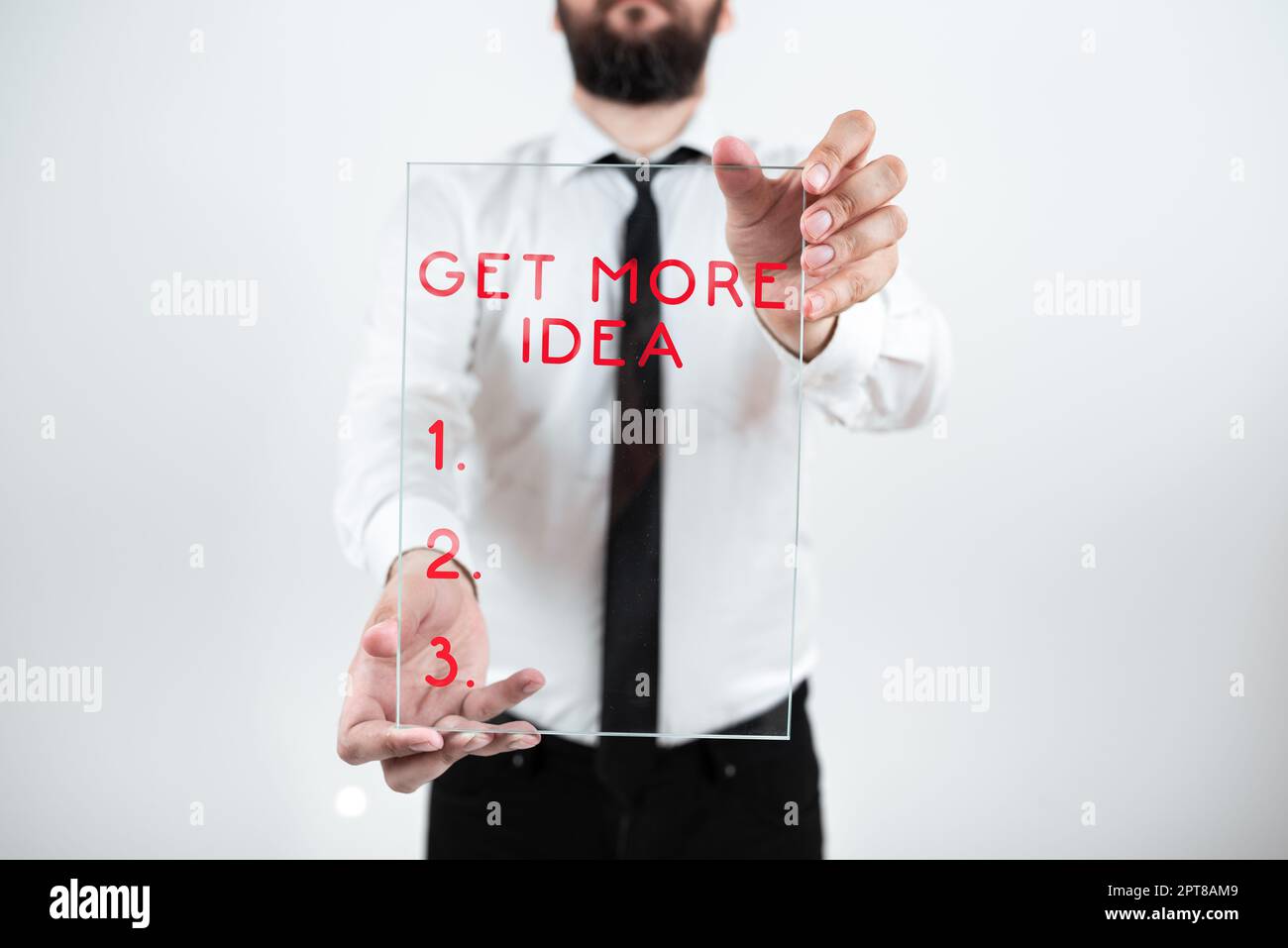 Conceptual display Get More Idea, Business concept Random Input Mind ...