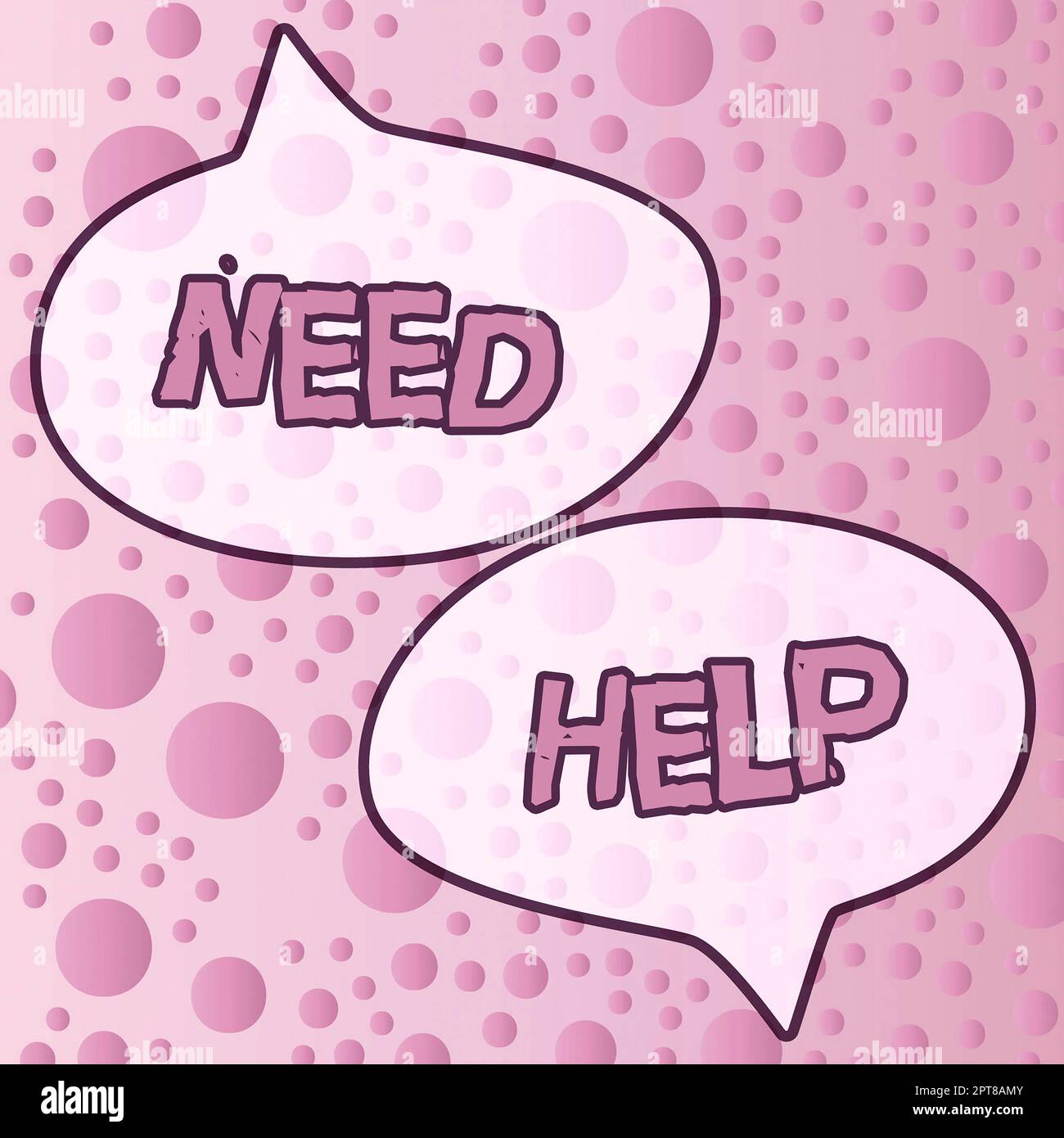 Sign displaying Need Help, Word Written on When someone is under ...