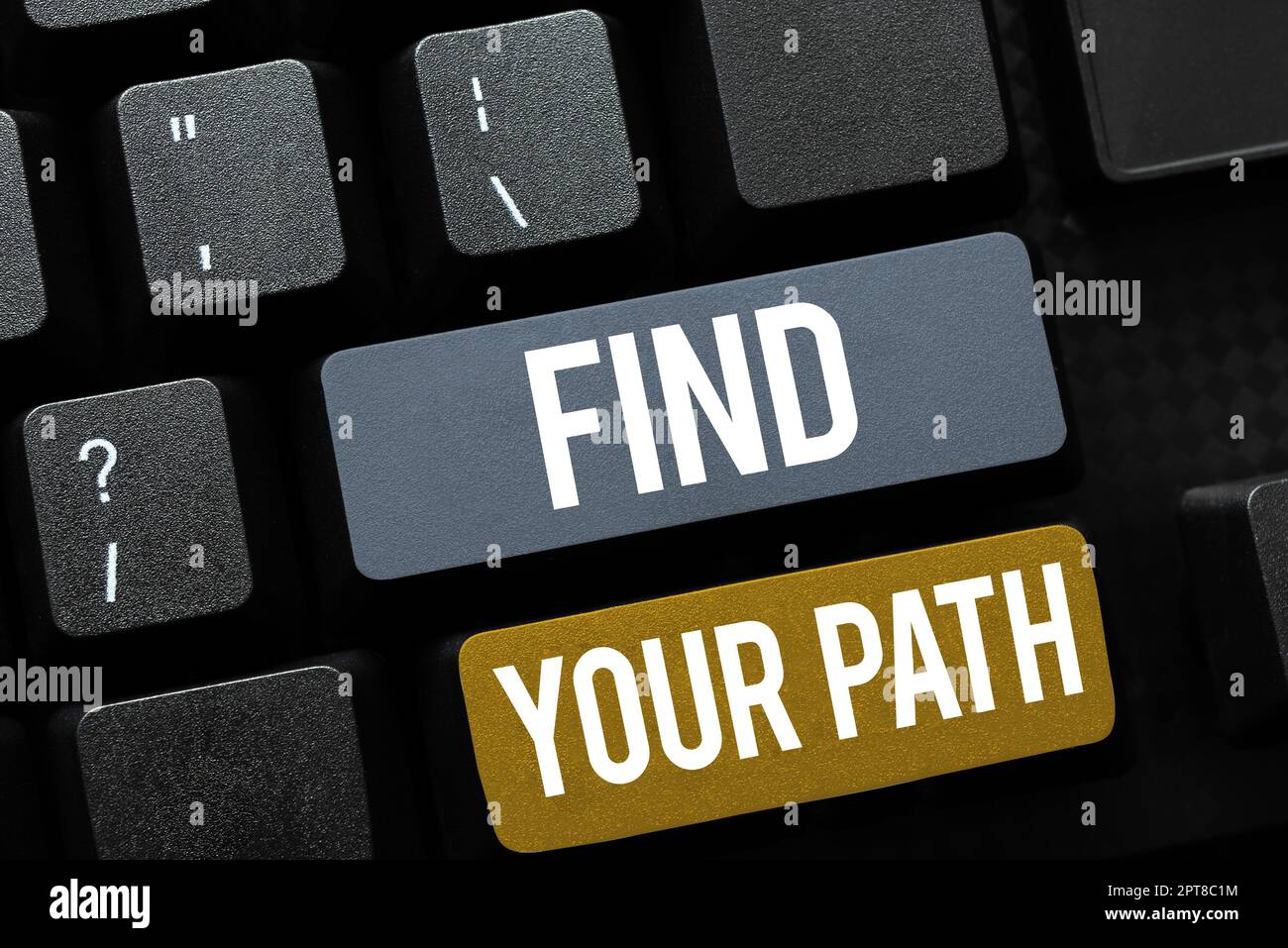 Conceptual display Find Your Path, Business showcase Search for a way ...