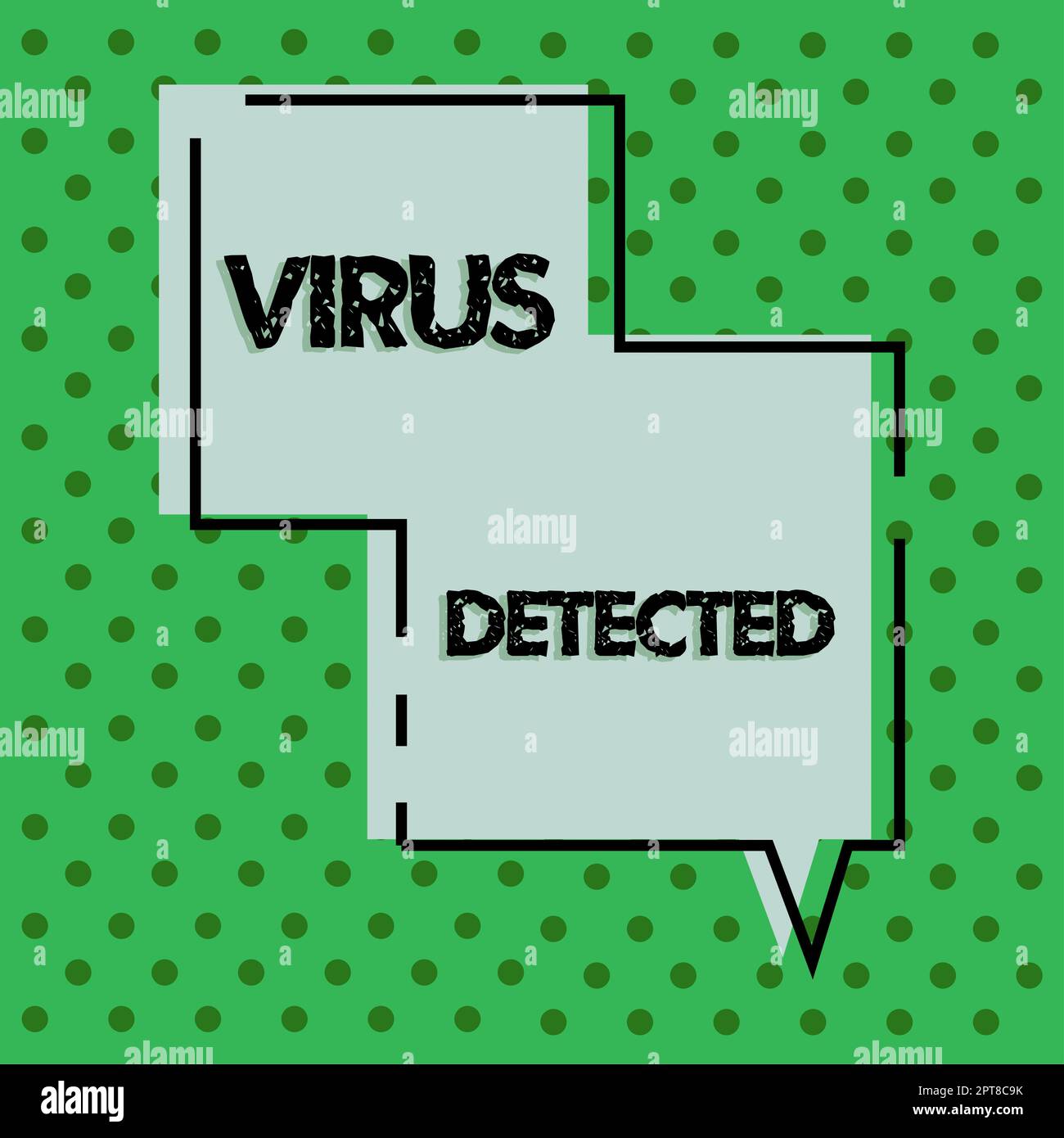 Conceptual display Virus DetectedA computer program used to prevent and ...