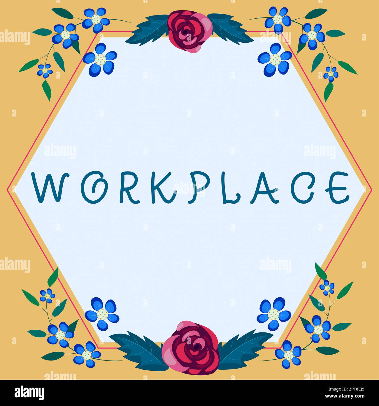 Hand writing sign Workplace, Business idea Area where you can find busy ...