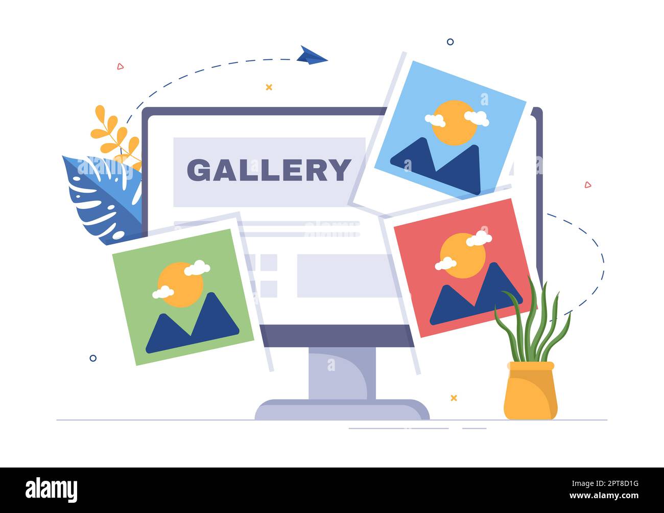 Photo Gallery on Mobile App and File on Computer Containing Images ...