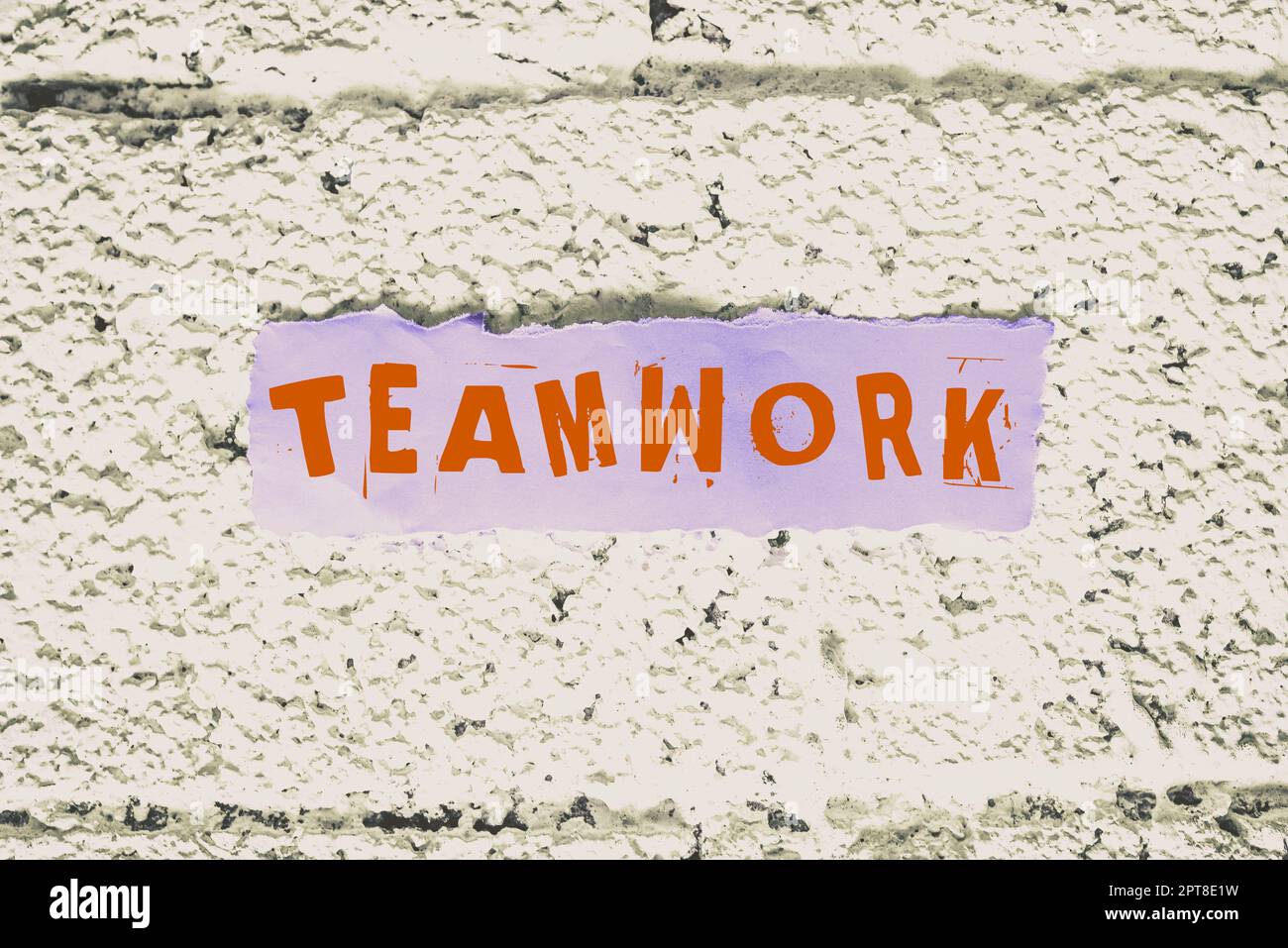 Conceptual caption Teamwork, Internet Concept Group of showing who work ...