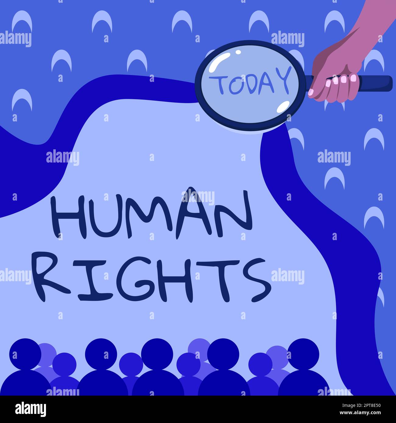 Conceptual display Human Rights, Conceptual photo Moral Principles ...