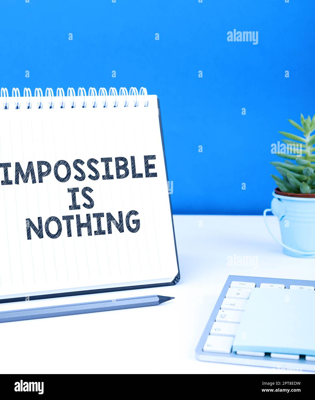 Inspiration showing sign Impossible Is Nothing, Business showcase ...
