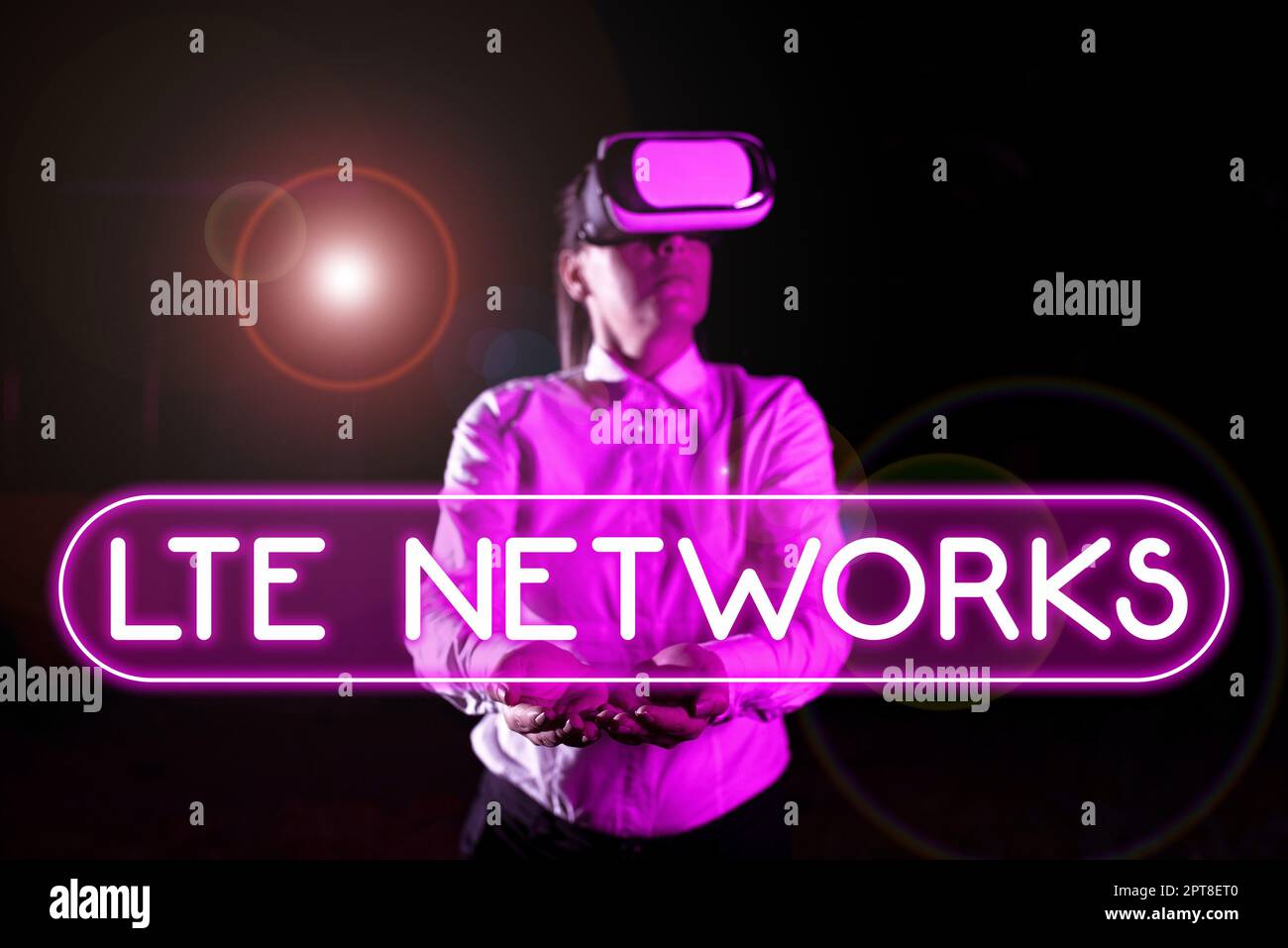 Writing Displaying Text Lte Networks Internet Concept Fastest Network