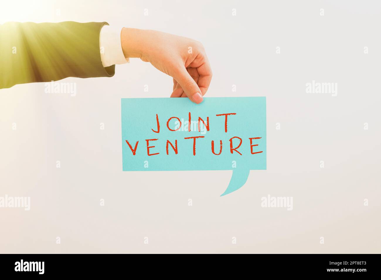 Text showing inspiration Joint Venture, Business concept Collaboration ...