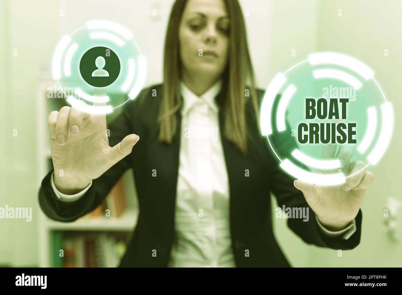 Text sign showing Boat Cruise, Word Written on sail about in area ...