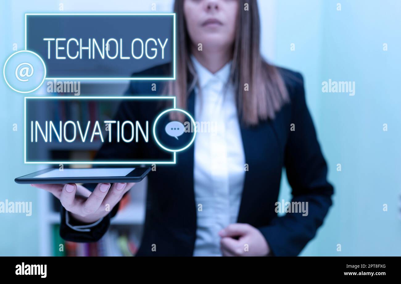 Conceptual display Technology Innovation, Word for advanced net ...