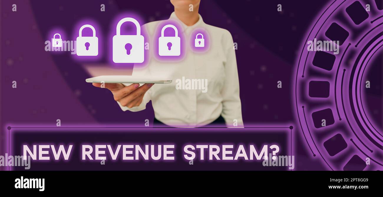 Writing displaying text New Revenue Stream Question, Word Written on ... Writing displaying text New Revenue Stream Question, Word Written on ...