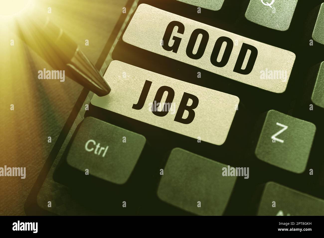 Inspiration showing sign Good Job, Word for encourage someone for his ...