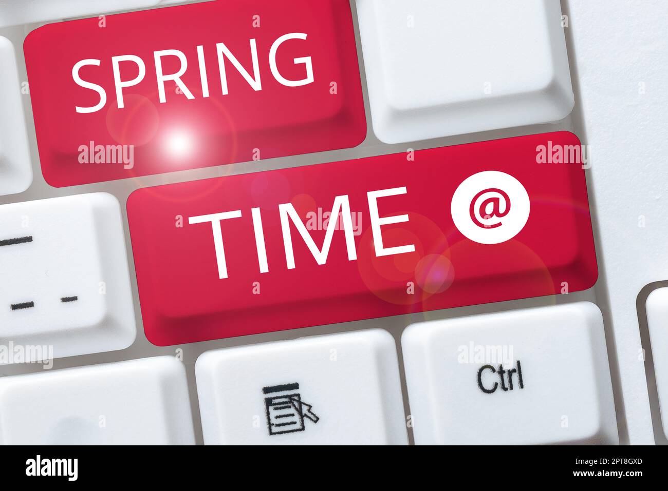 Sign displaying Spring Time, Internet Concept temperate season of the ...