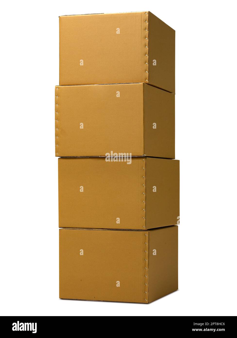 carton box isolated on white background Stock Photo - Alamy