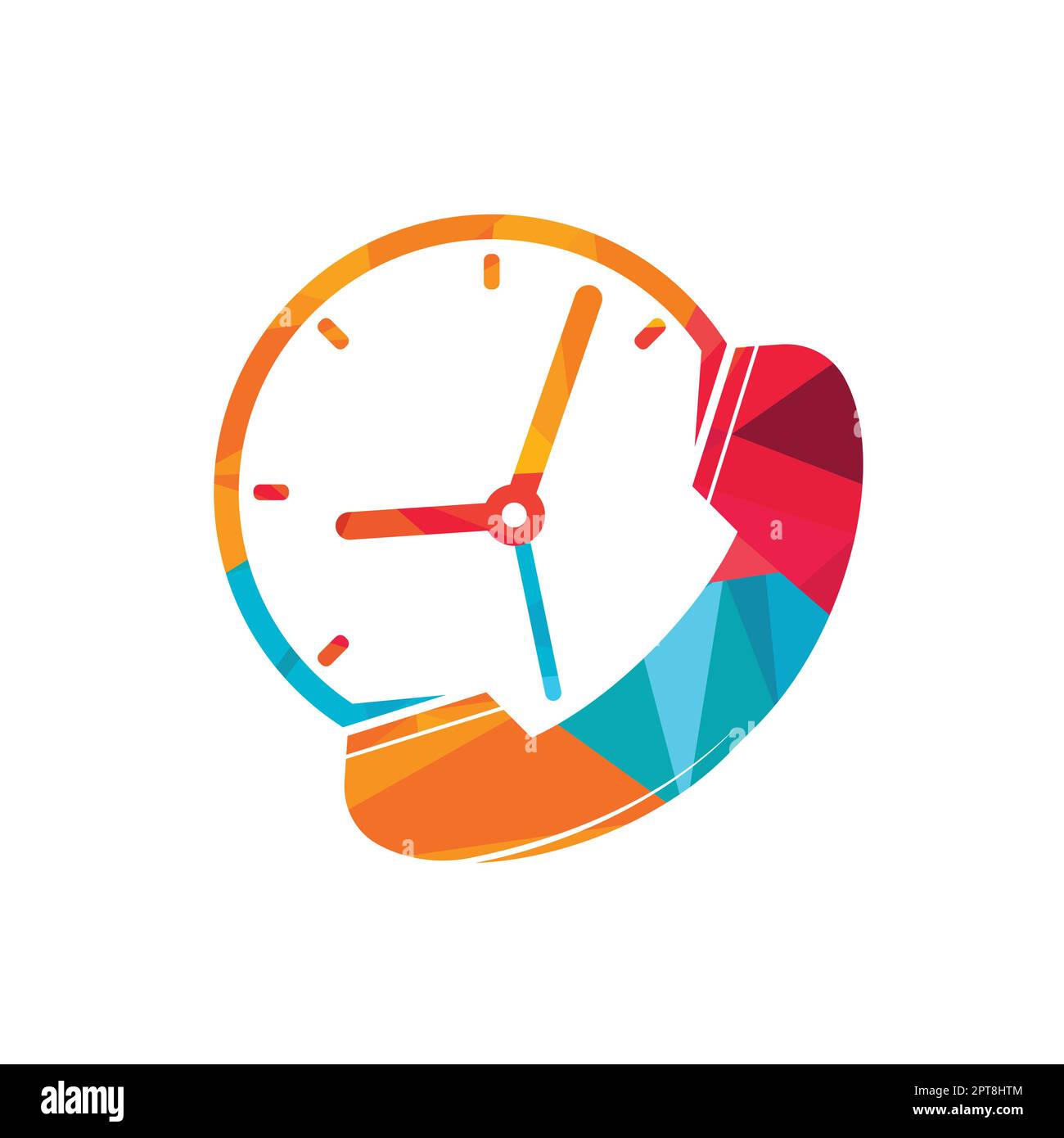 Call time vector logo design template. Support and service logo concept ...