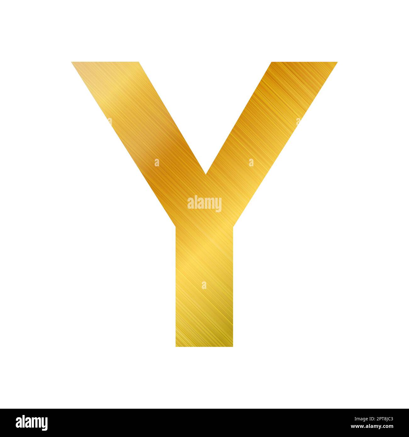 English alphabet, gold texture letter Y on white background - Vector ...