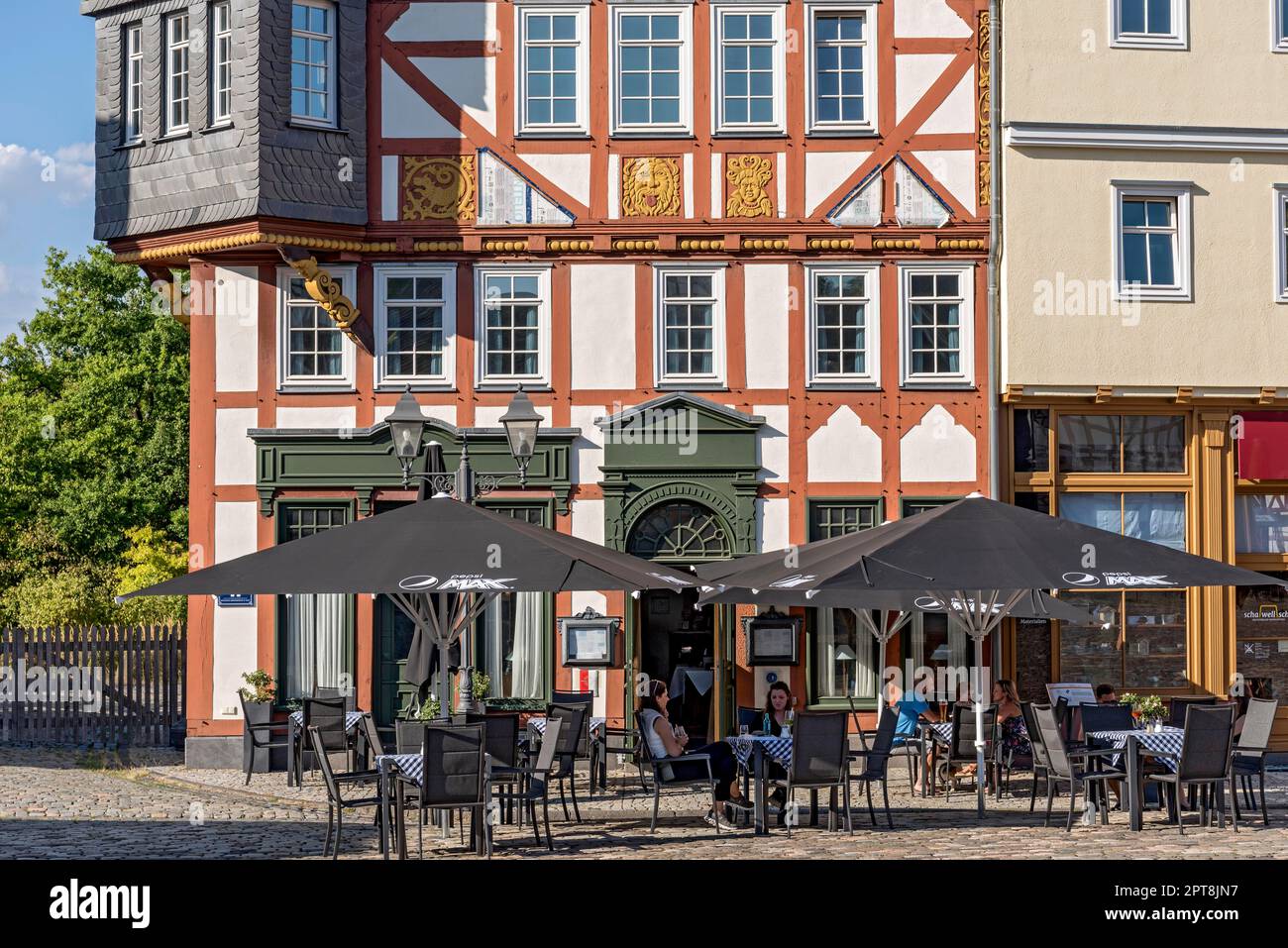 Reconstructed historic houses from Giessen, Giessener Zeile, Nordzeile ...
