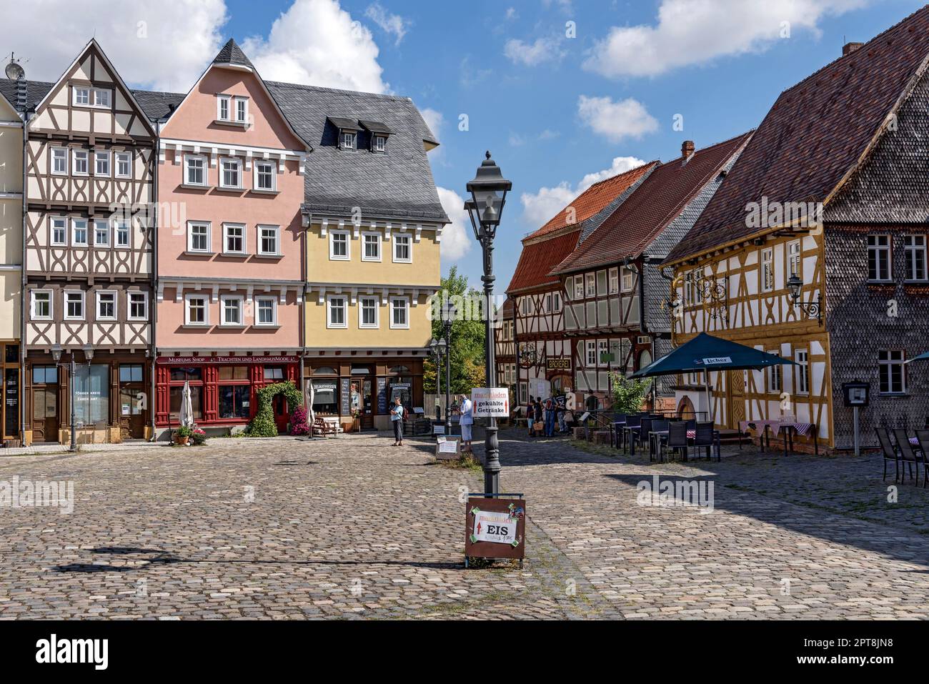Reconstructed houses from Giessen, Giessener Zeile, Nordzeile, historic ...