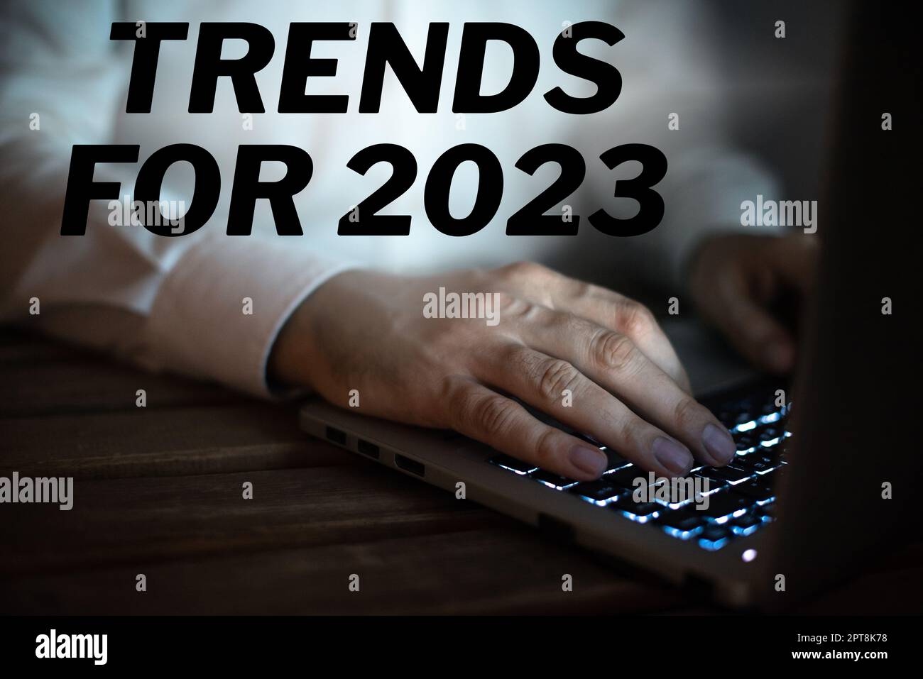 Inspiration showing sign Trends For 2023, Word Written on list of ...