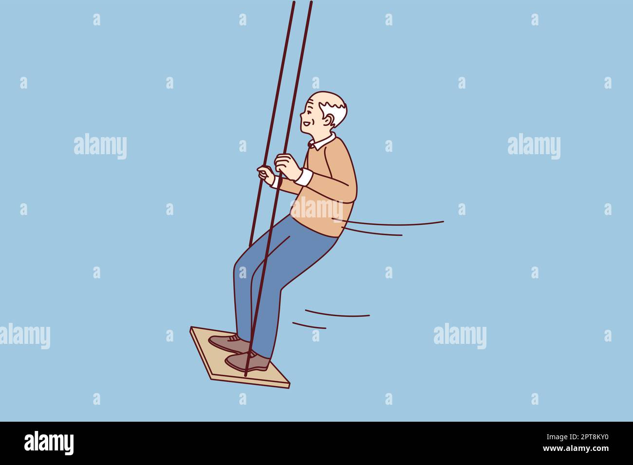 Active aging lifestyle Stock Vector Images - Alamy