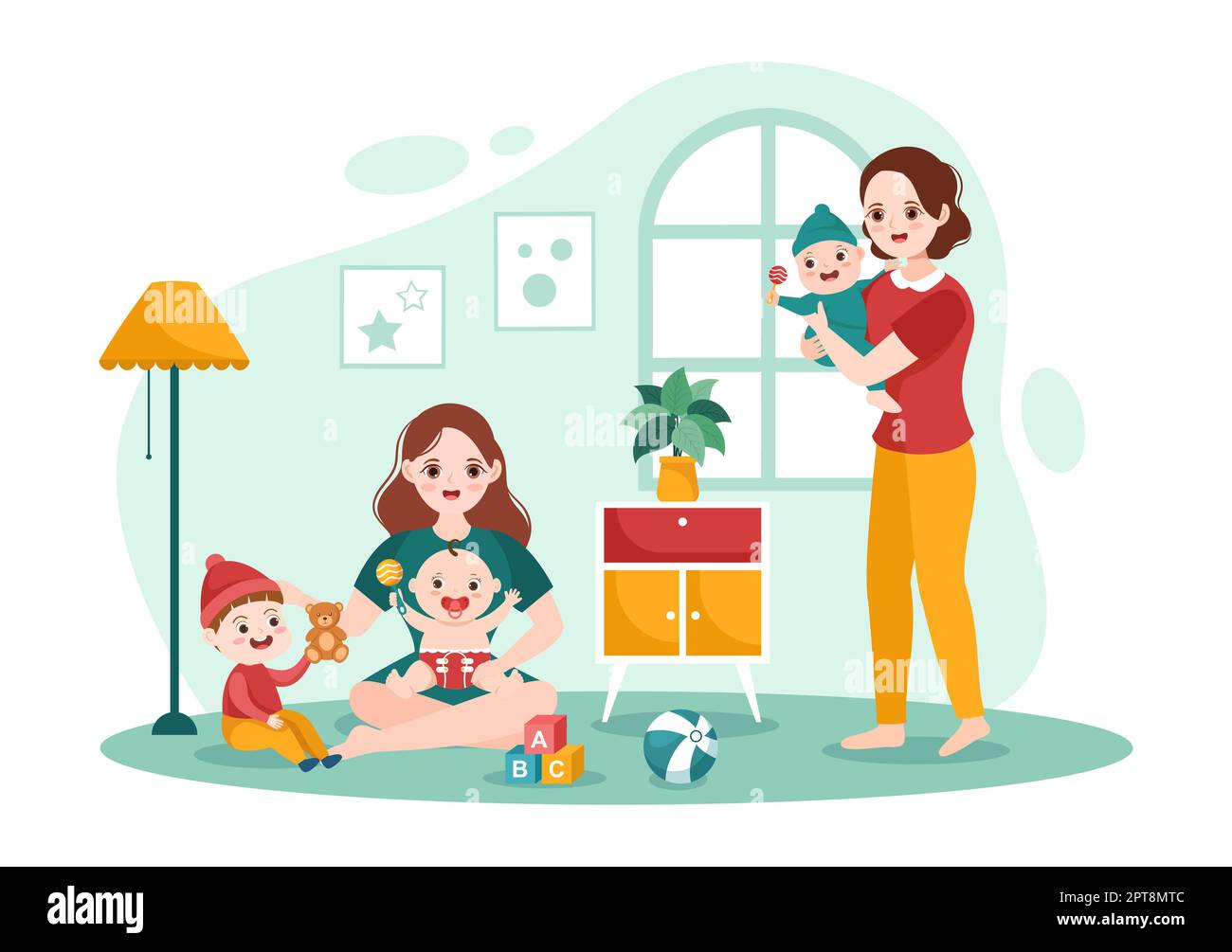 Babysitter or Nanny Services to Care for Provide for Baby Needs and ...