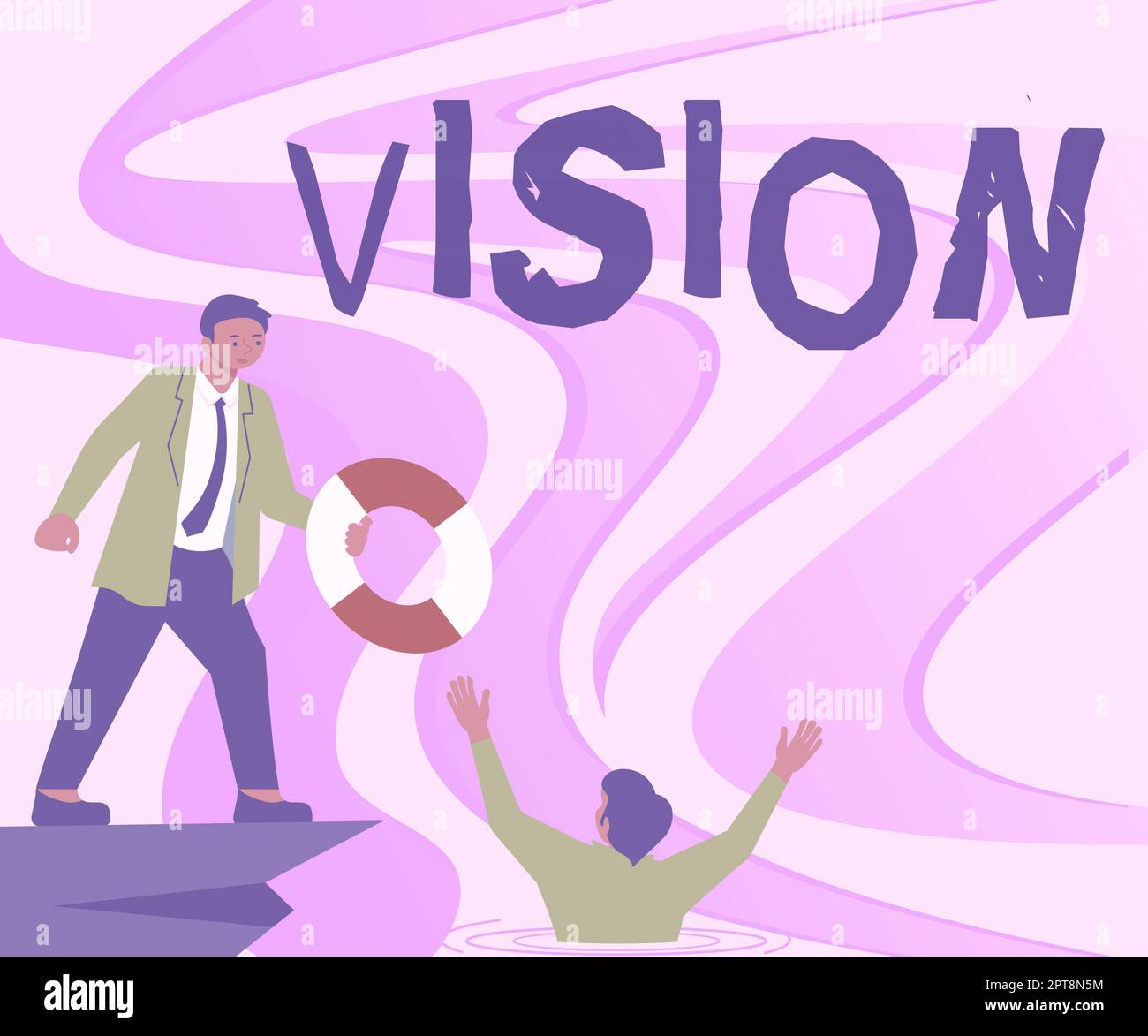Text sign showing Vision, Word Written on something that is or has been ...
