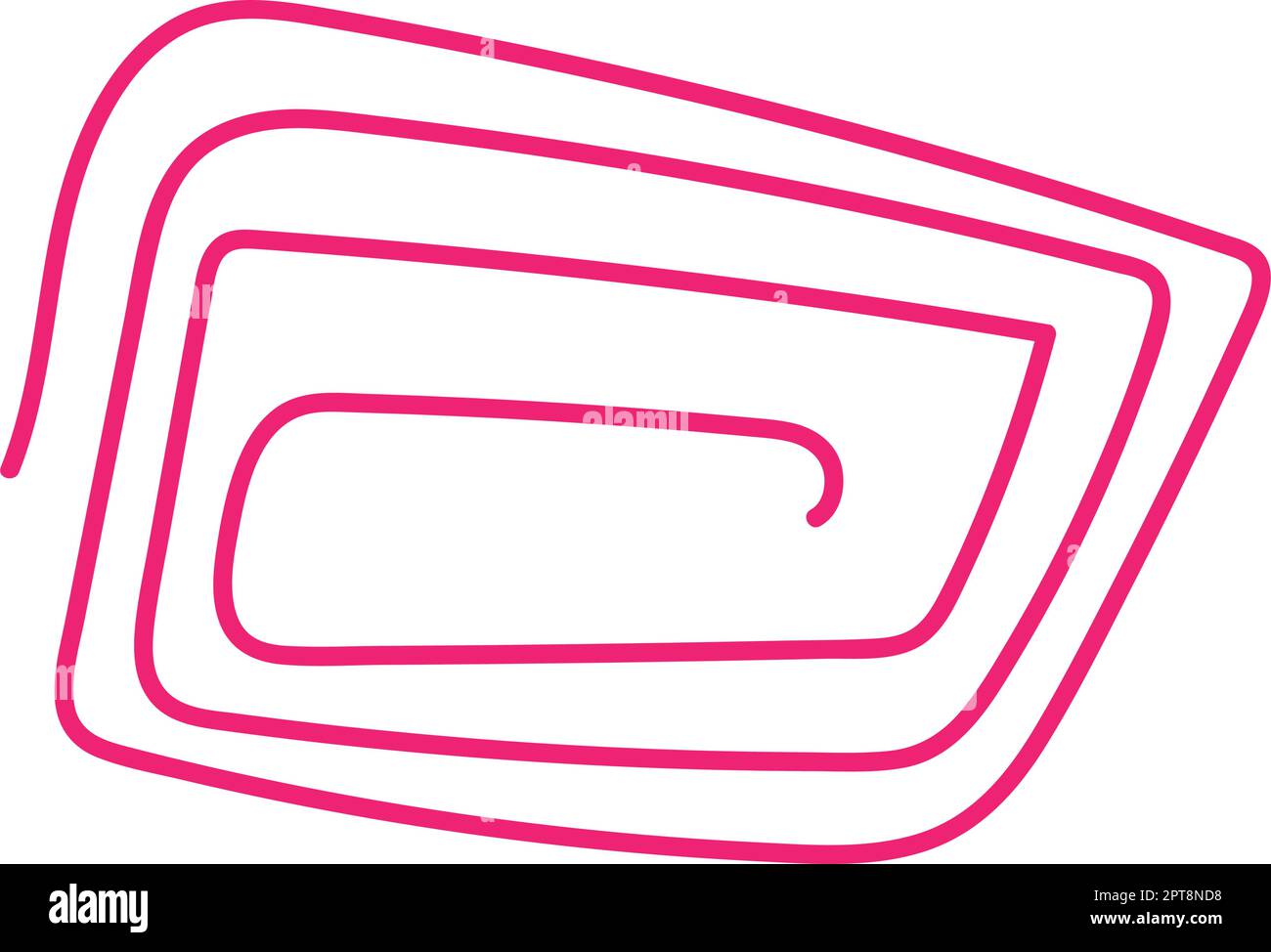 Abstract shape stroke line modern art design element for print and web ...